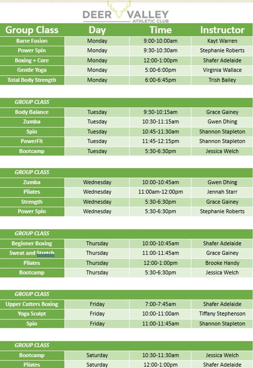 Fitness, Classes, & Spin Studio - Deer Valley Athletic Club in Boone, NC